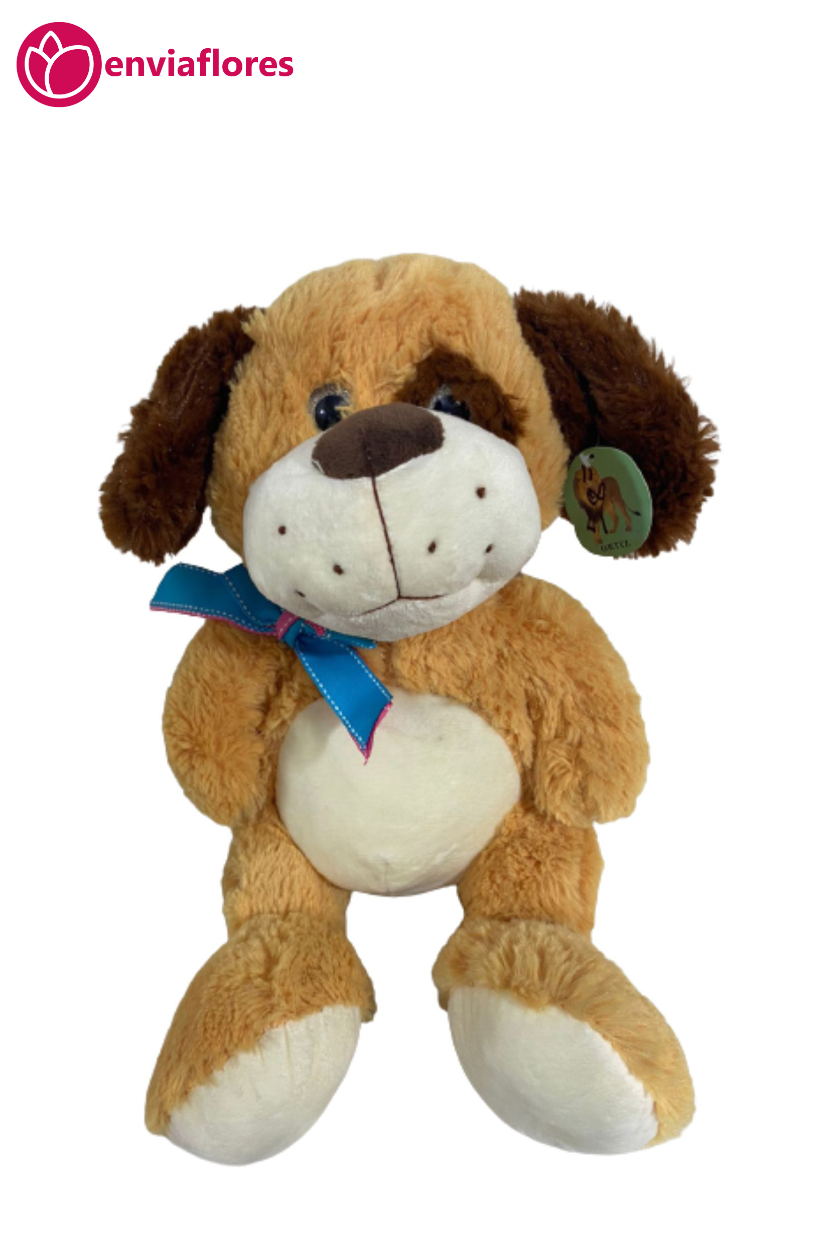 perrito con lazo | Florería Envía Flores Cusco
